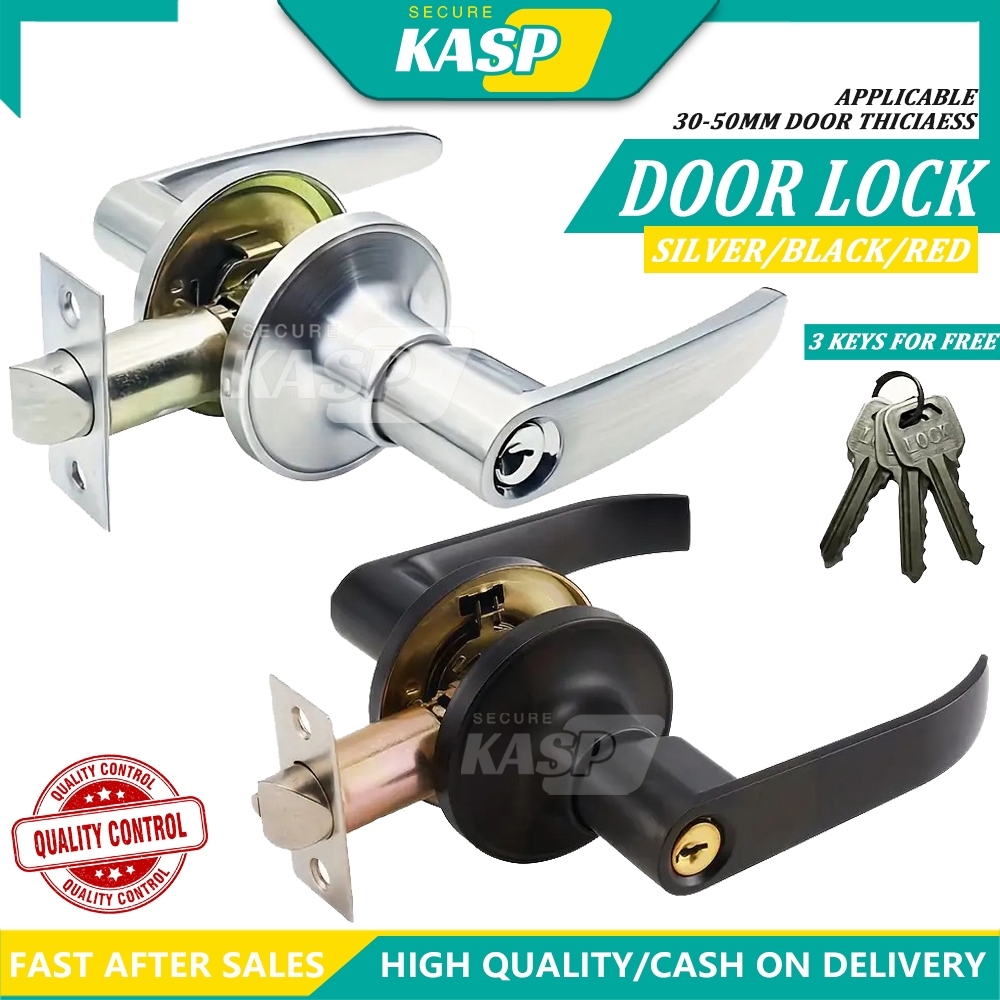 Kasp Door Knob with Lock & Key, Aluminium Alloy, Heavy Duty, for ...