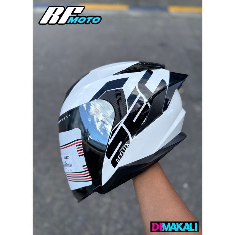 SEC REFLUX HALF FACE DUAL VISOR HELMET WITH FREEBIES! | Shopee Philippines