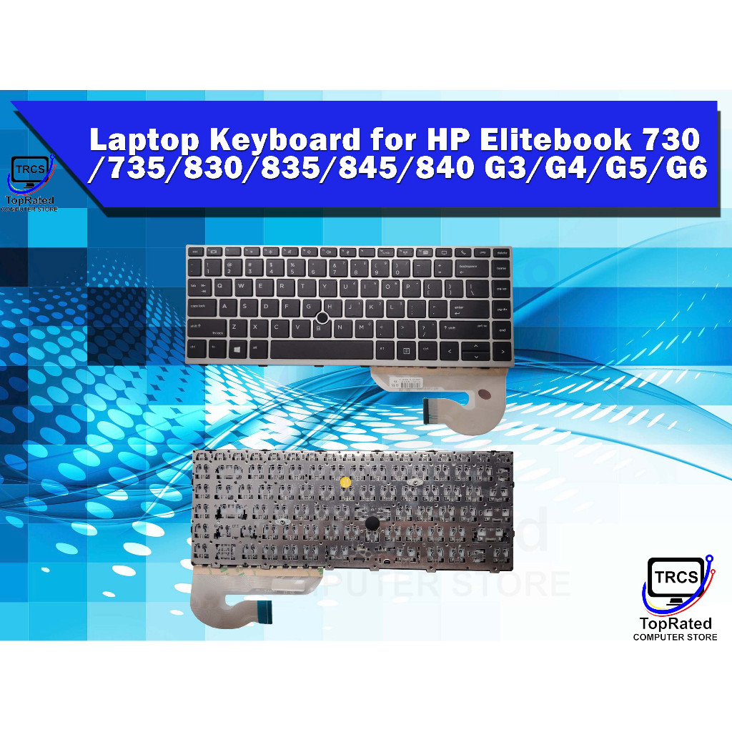 Laptop Keyboard for HP Elitebook 730/735/830/835/845/840 G3/G4/G5/G6 (Brand New) | Shopee ...