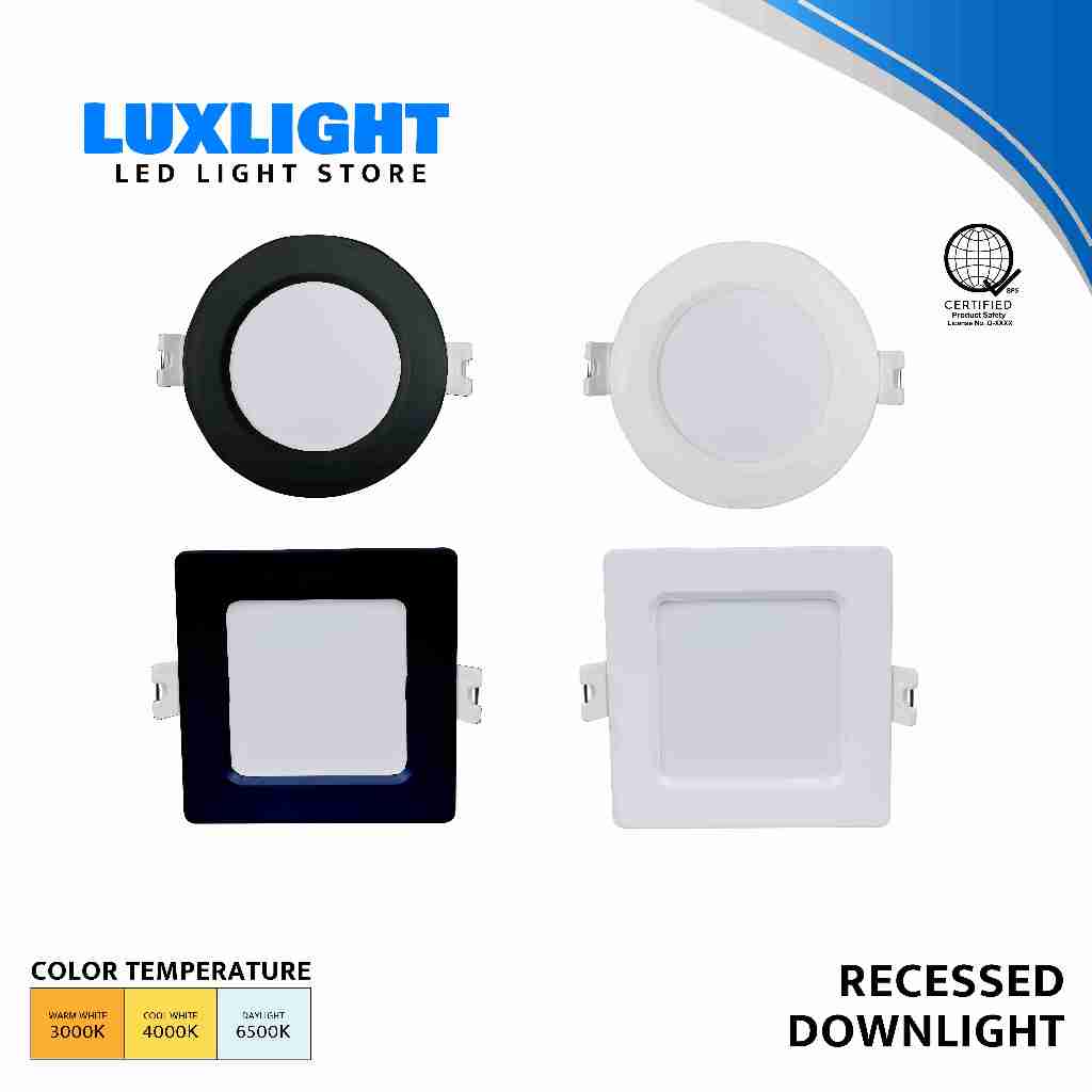 Recessed Downlight Pinlight Driver on Board Round and Square｜White and ...