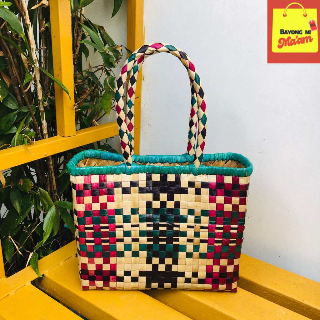 BAYONG NI MA'AM: New! Classic Bayong Tote Bag || Design 58 || Beach ...