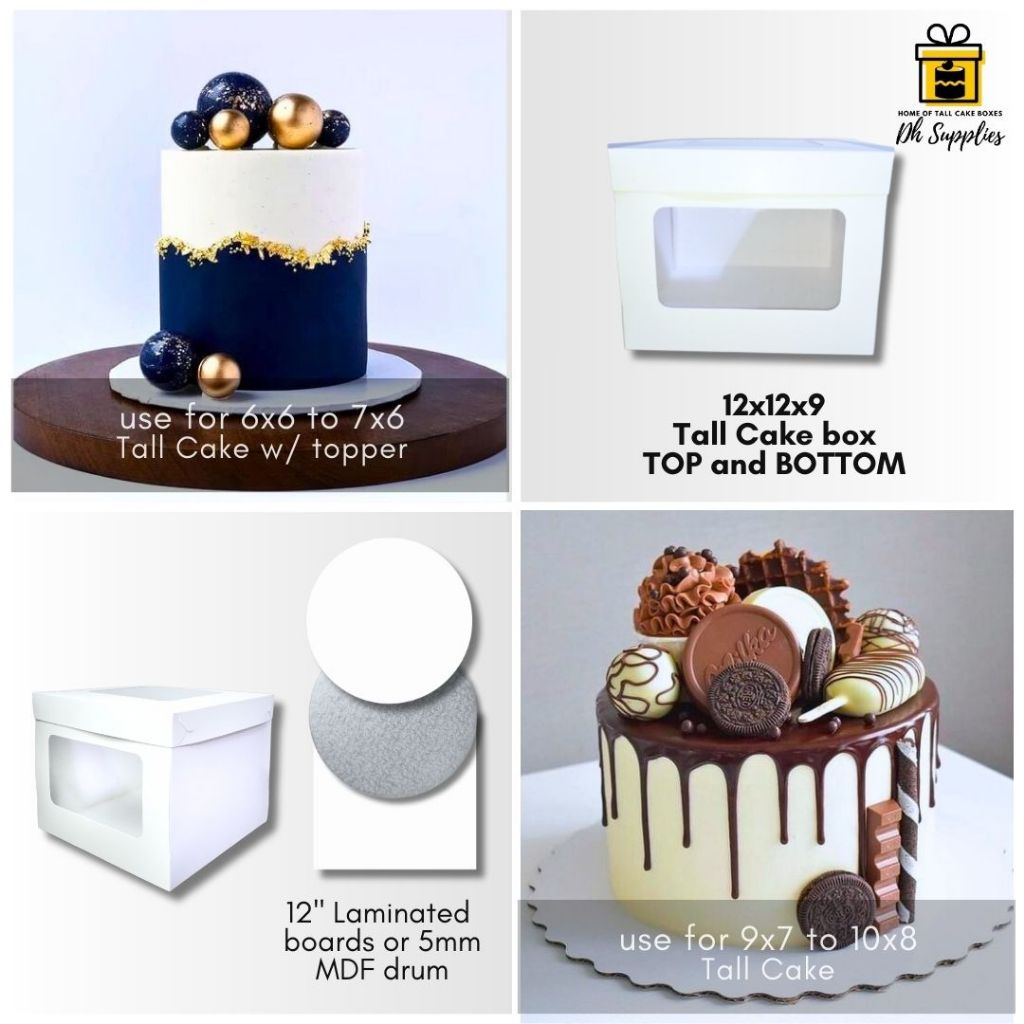 Tall boxes 1 pc, 12x12x9 / 12x12x10 / 12x12x12 / 12x12x15 / 12x12x16 ...
