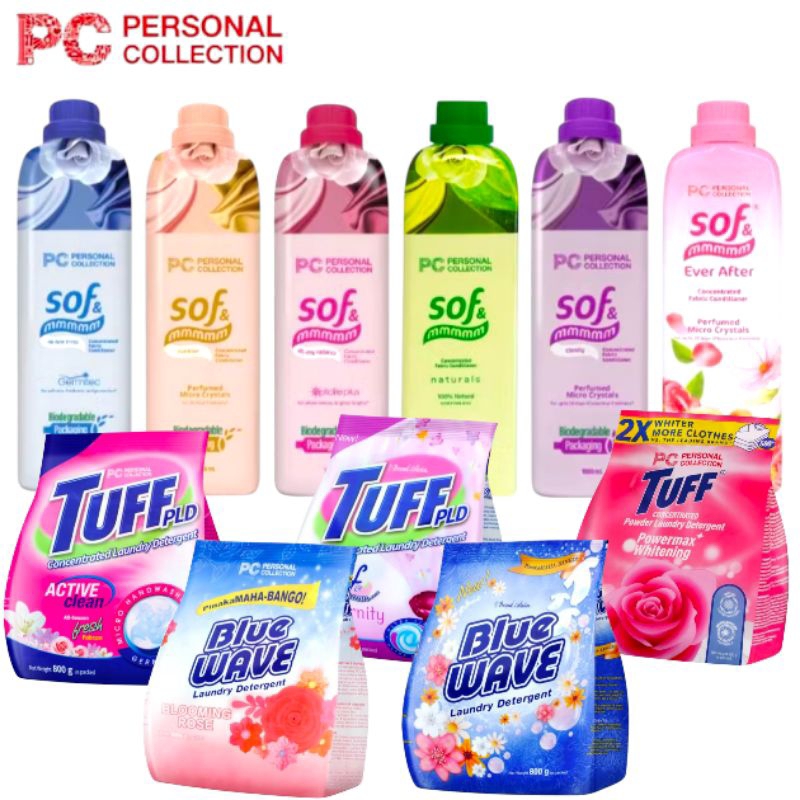 Personal Collection Sof Fabcon 1L & Laundry Detergent 800g | Shopee ...
