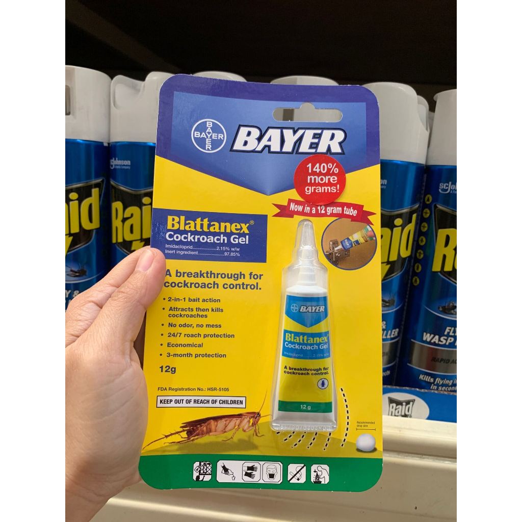 Bayer Blattanex Cockroach Gel 12g | Shopee Philippines