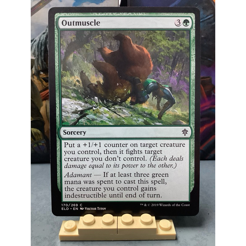MAGIC: The Gathering - Outmuscle (Throne of Eldraine) | Shopee Philippines