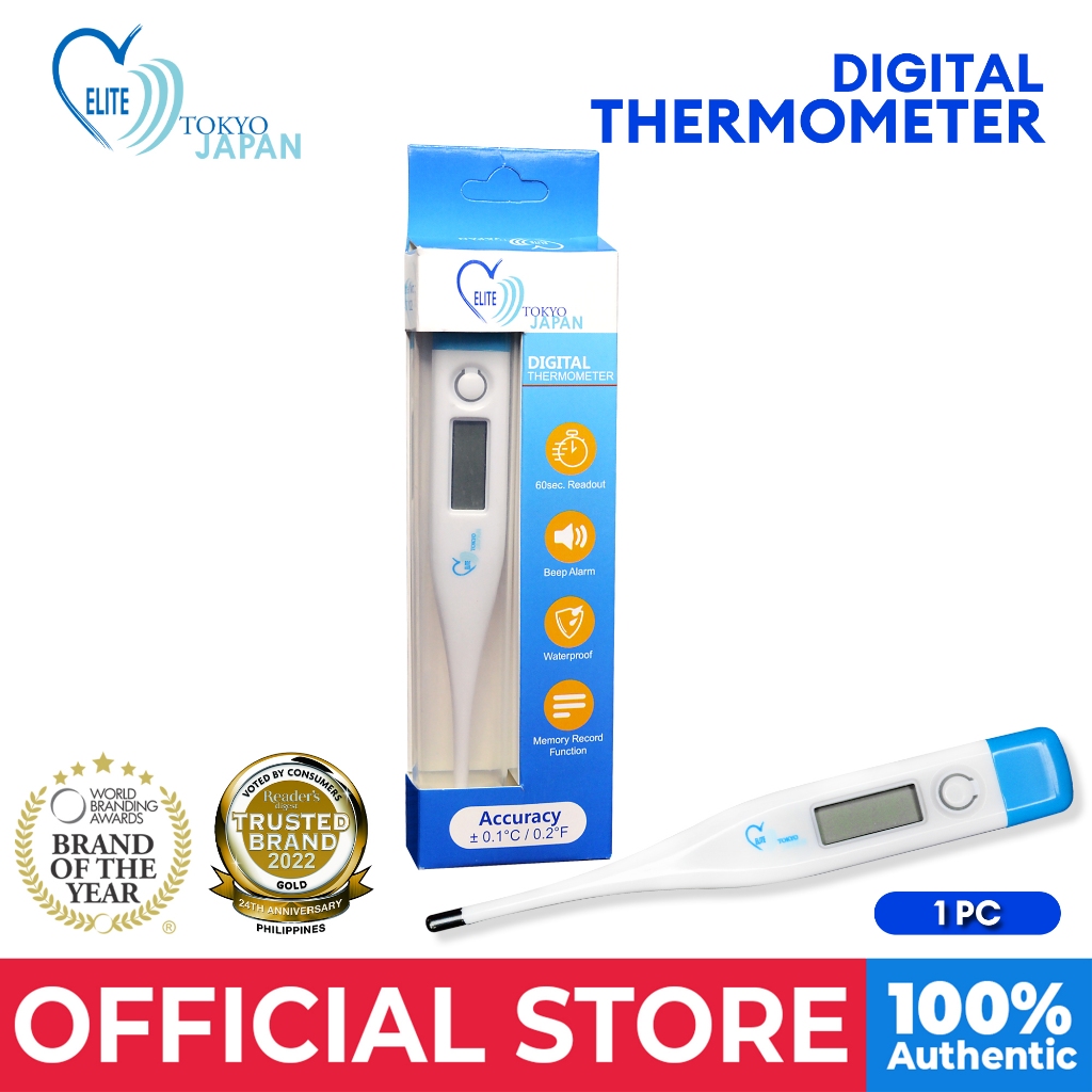 Indoplas Elite Tokyo Japan Digital Thermometer 1's | Shopee Philippines
