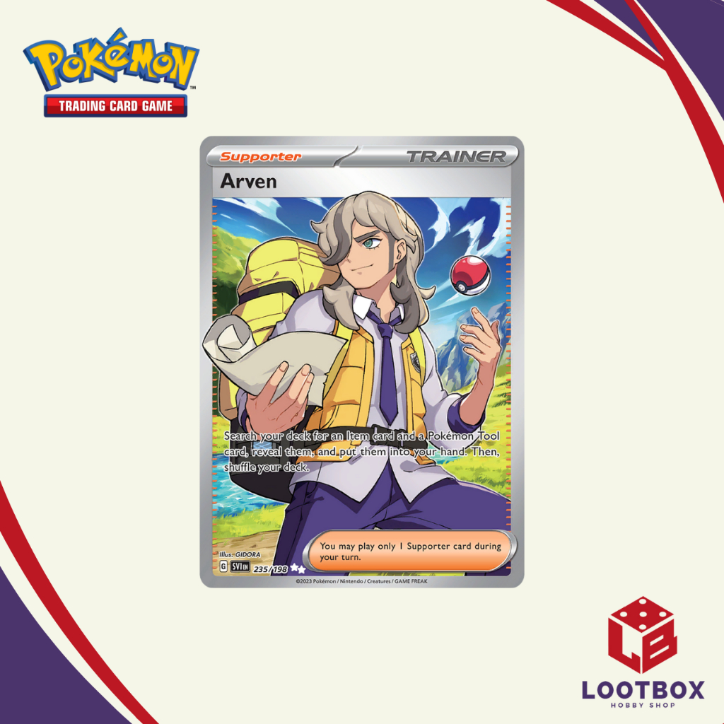 Pokemon Card Game: Arven (Ultra Rare) - Scarlet and Violet | Shopee ...