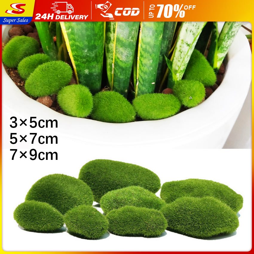 【SuperSales】Prop Foam Moss Stone Artificial Plant Landscape Shop Window ...