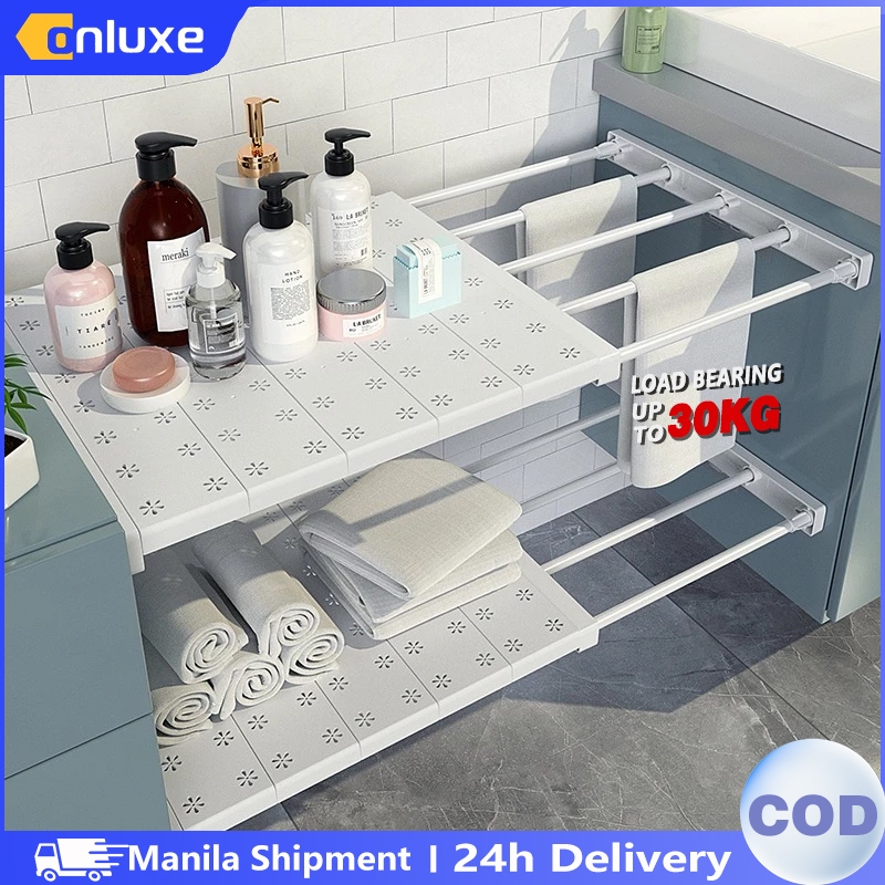 Adjustable closet organizer wardrobe divider Nail Free Divider Shelf ...