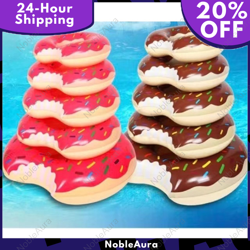 NobleAura Cute Inflatable Swimming Floater for Kids with Removable ...