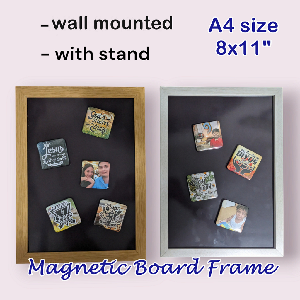 Magnetic Frame Board A4 size for room decoration and photo display ...