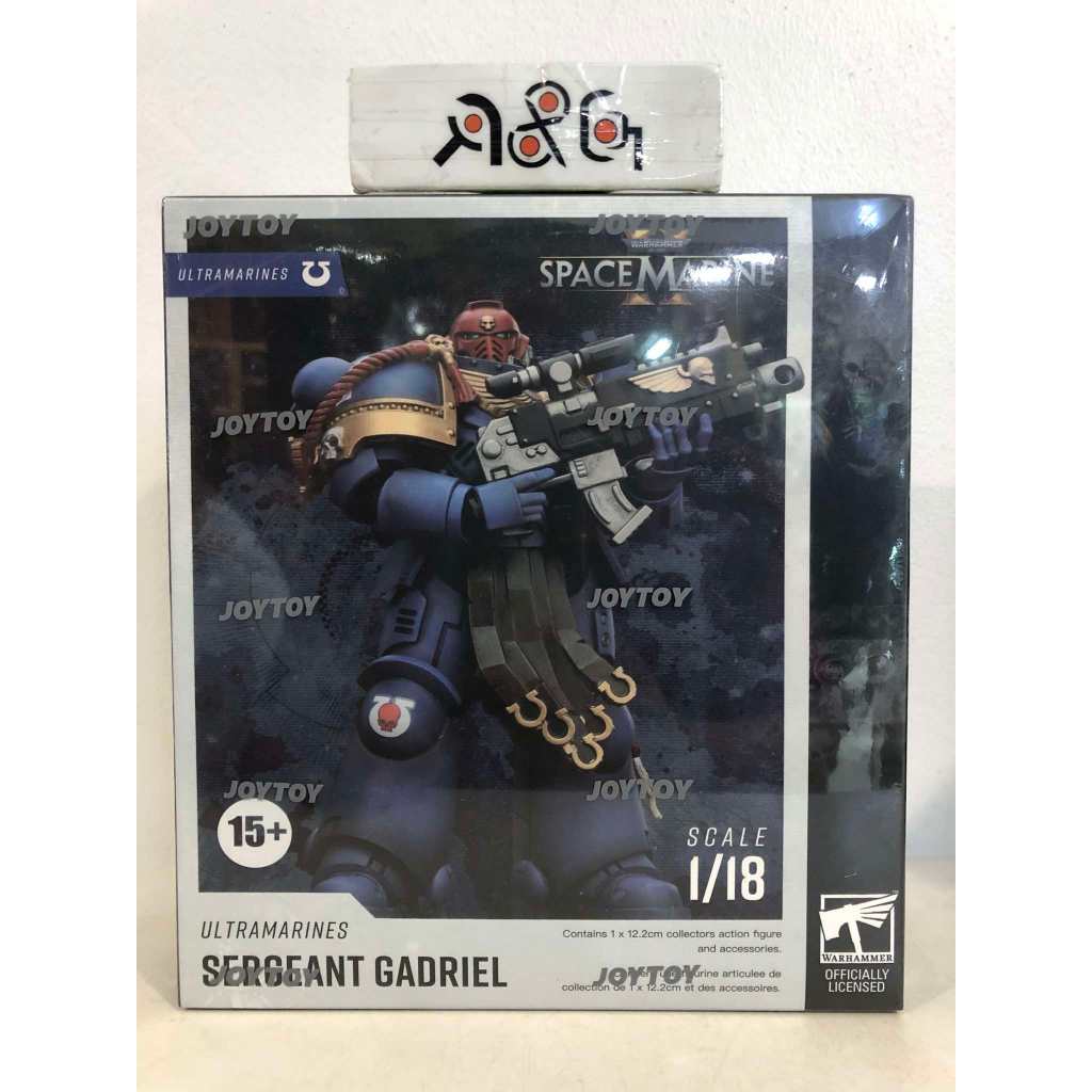 Joytoy Warhammer 40,000: Space Marine 2 Ultramarines Sergeant Gadriel 1 ...