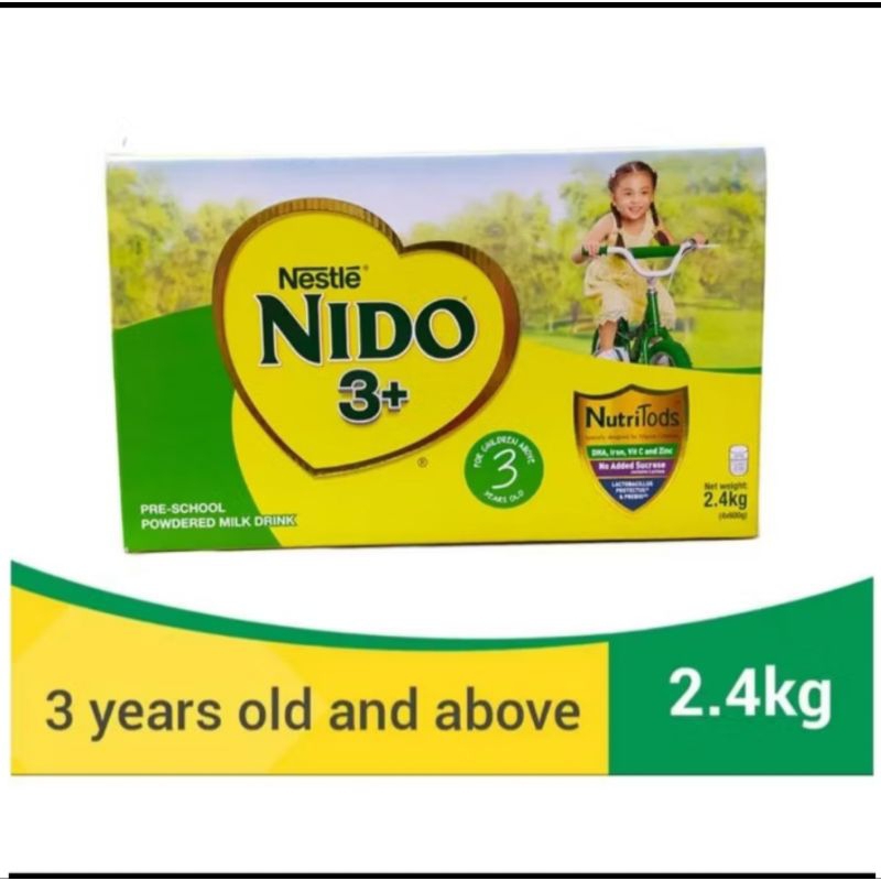 Nido 3+ Preschool Powdered Milk Drink 2.4kg (exp july 2025) | Shopee Philippines