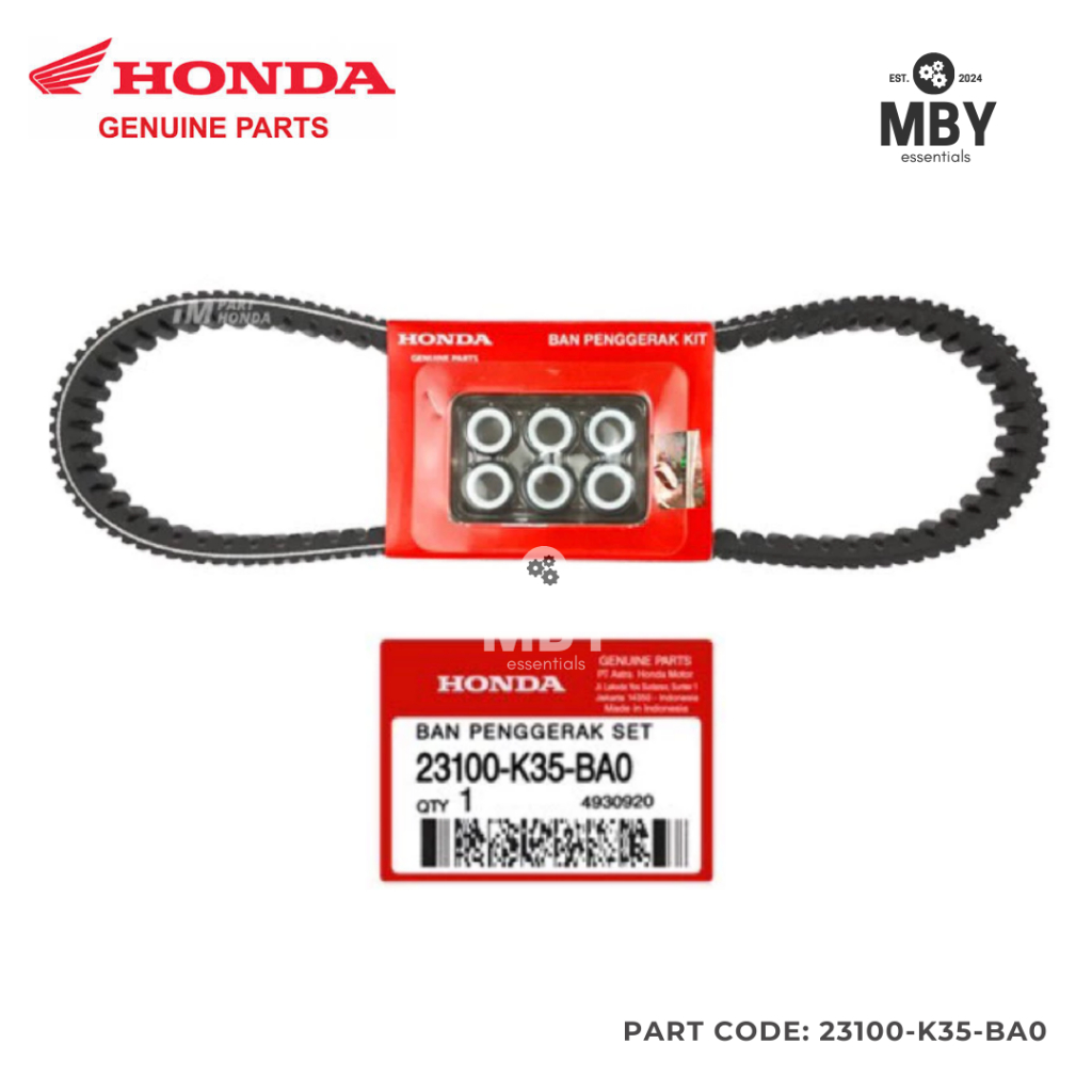 HONDA CLICK Van Belt V Belt Plus Roller Click 125 LED K60R K2V 2015 ...