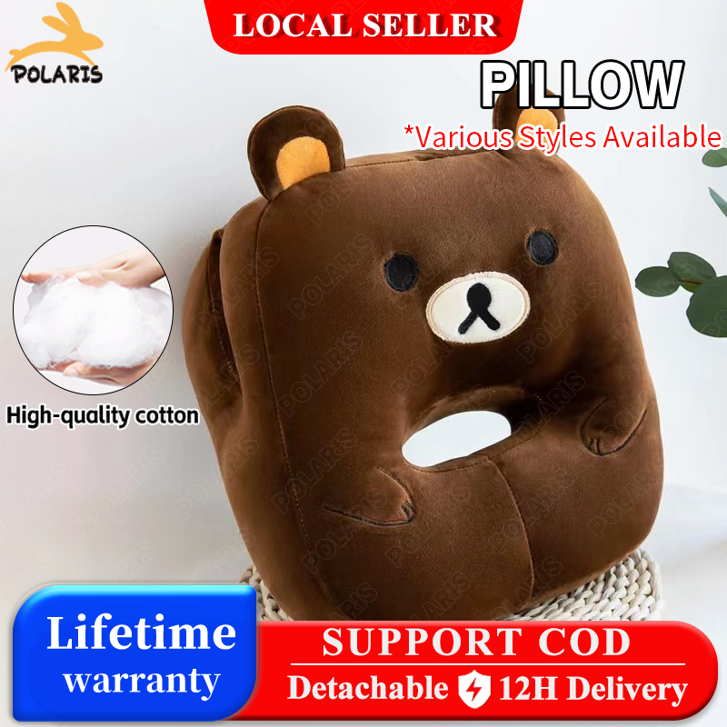 Cartoon Pillow Stuff Toys Mini Pillow Travel Neck Nap Pillow Stuffed ...
