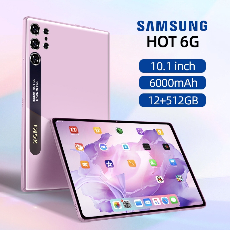 Sam/sung Tab HOT 6G Android 5G/Wi-Fi Tablet 8GB+256GB 10.1" Screen ...