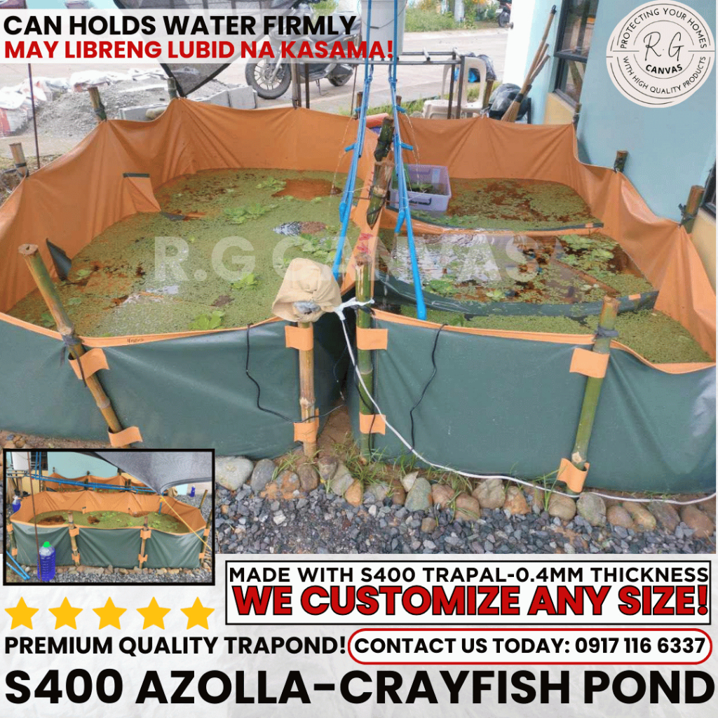 4x6x2ft AZOLLA POND TARP TOLDA TRAPAL LONA S400 0.4MM THICKNESS HEAVY ...