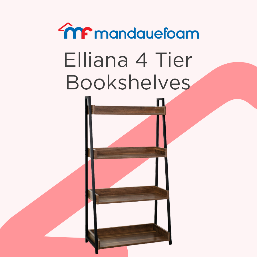 Mandaue Foam Elliana 4 Tier Bookshelves | Shopee Philippines