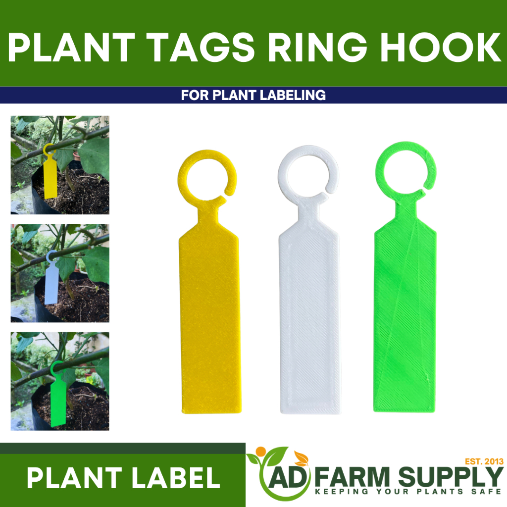 Durable Plant Tags with Ring Hook – Waterproof & Reusable Garden Labels ...