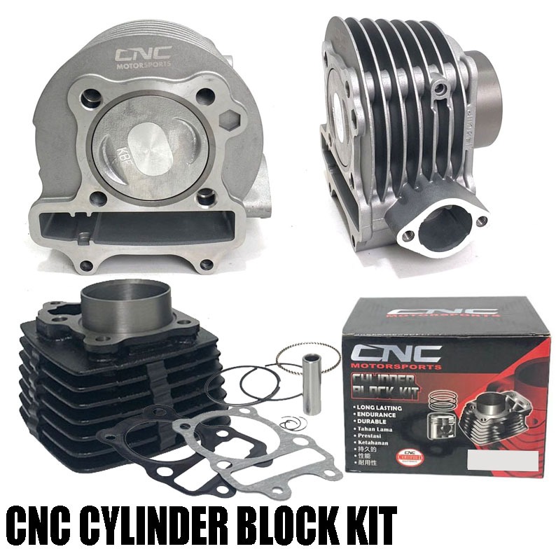 CNC Cylinder Block Set CNC CYLINDER BLOCK SET FOR MIO, CT100, SKYDRIVE ...