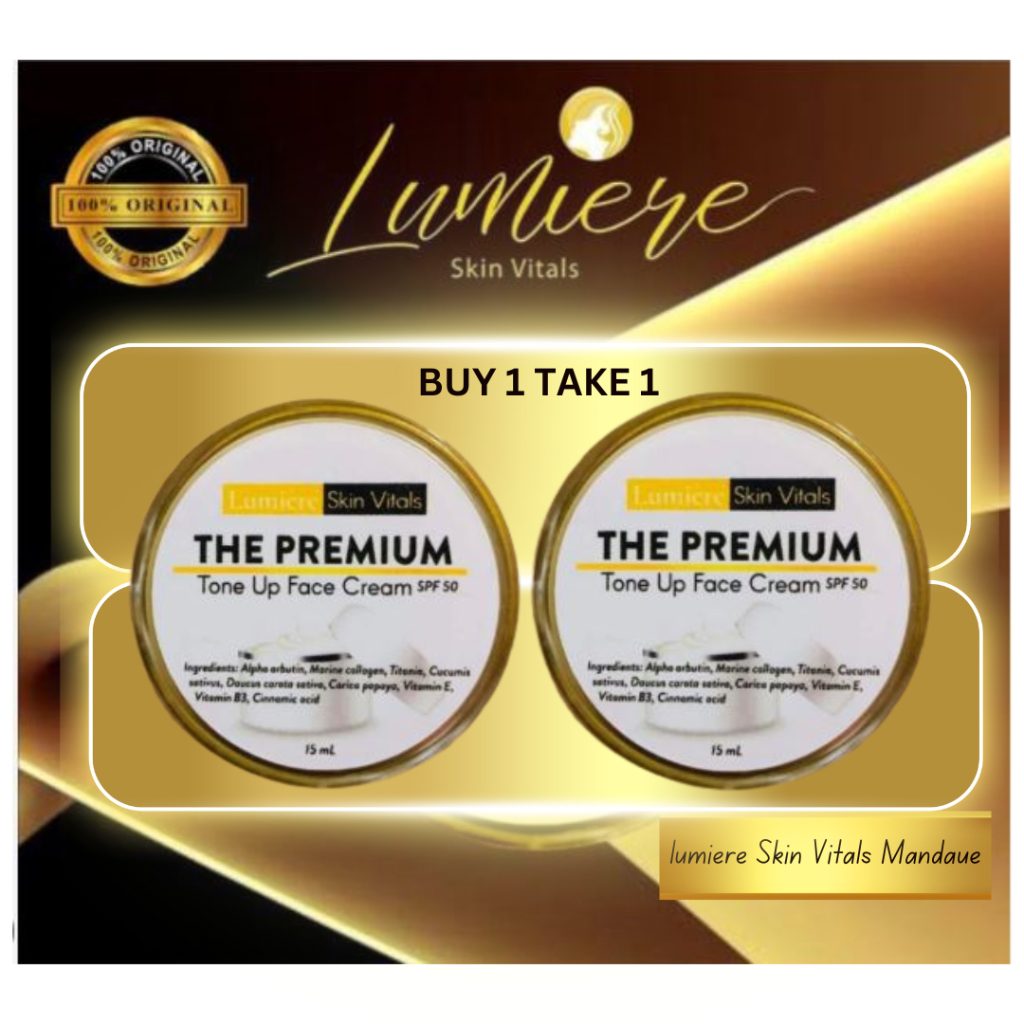 BUY1 TAKE1 premium lumiere tone up cream by lumiere skin vitals mandaue ...