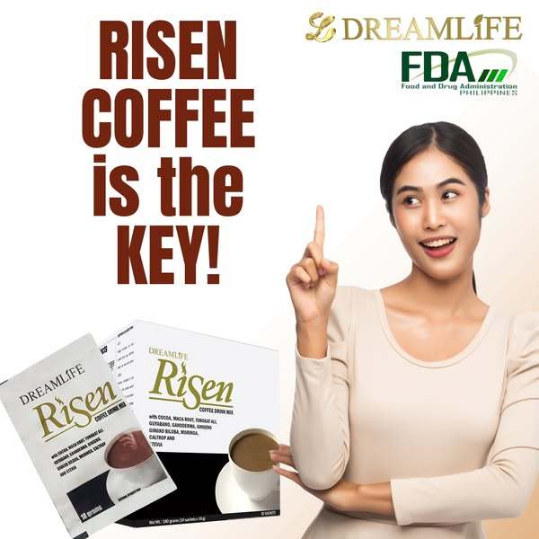 RISEN COFFEE 10 SACHET/ BOX BY DREAMLIFE | Shopee Philippines