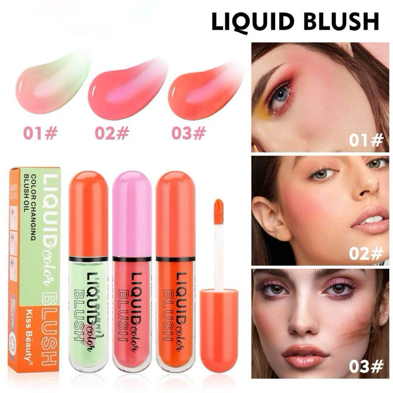 Liquid color changing blush oil long lasting | Shopee Philippines