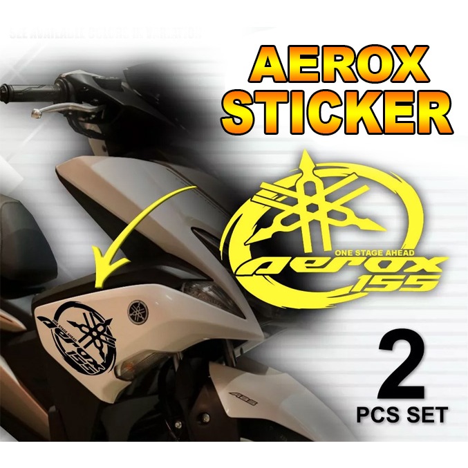 Yamaha Aerox Sticker V1 Aerox, 2 pcs Kabilaan Set, Waterproof Sticker ...