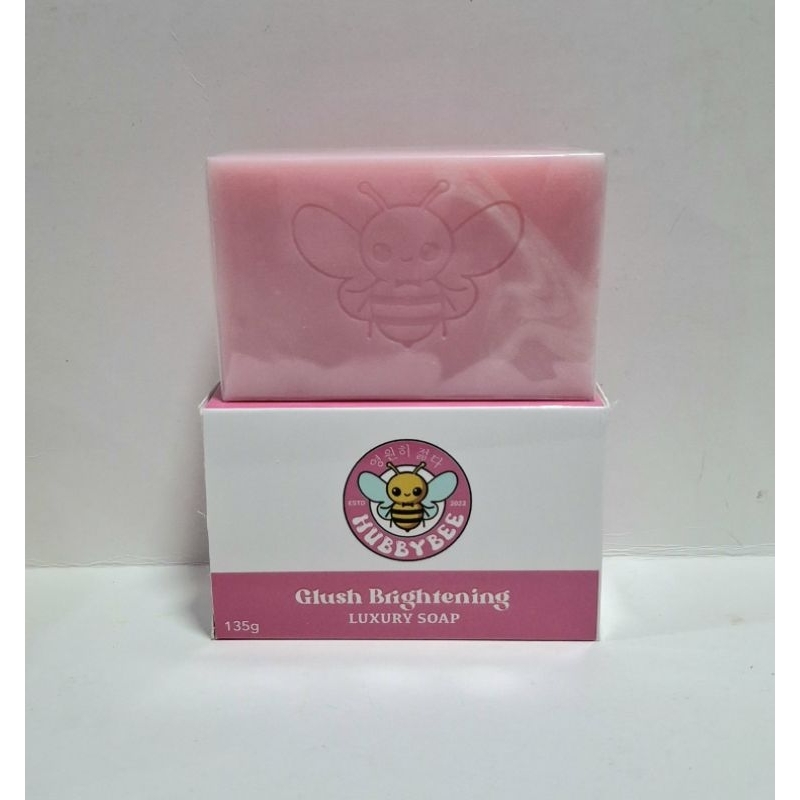 HubbyBee Glush Brightening Luxury Soap 135g Whitening Face and Body ...