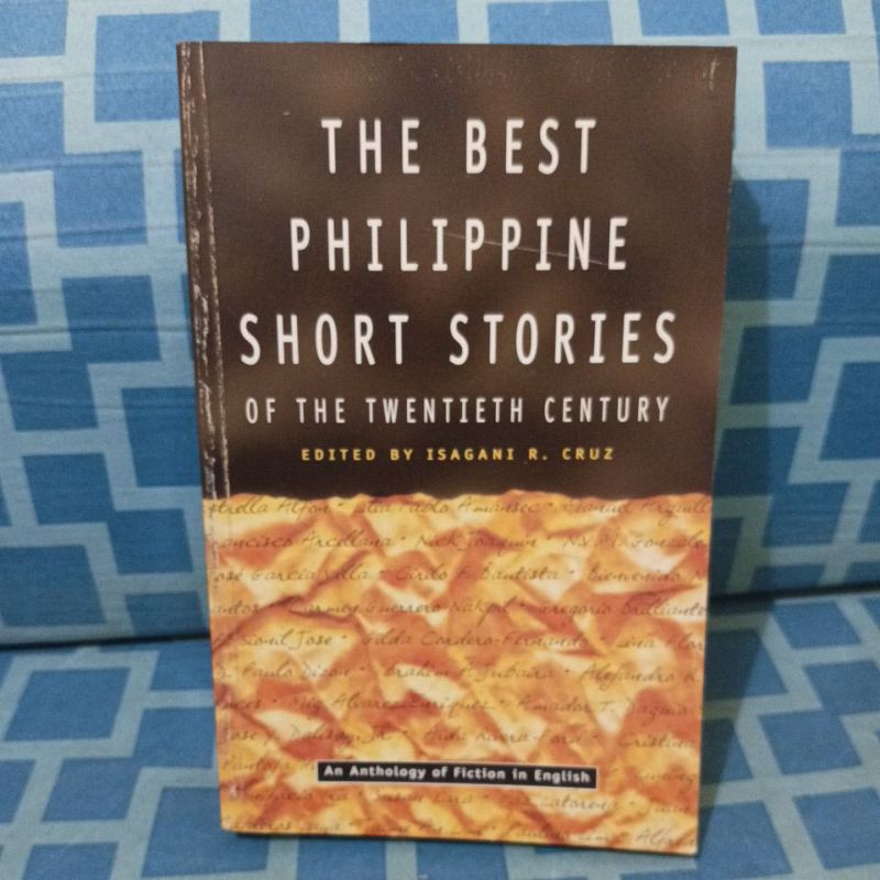 the Best Philippine Short stories of the twentieth century edited by Isagani R. Cruz | Shopee ...