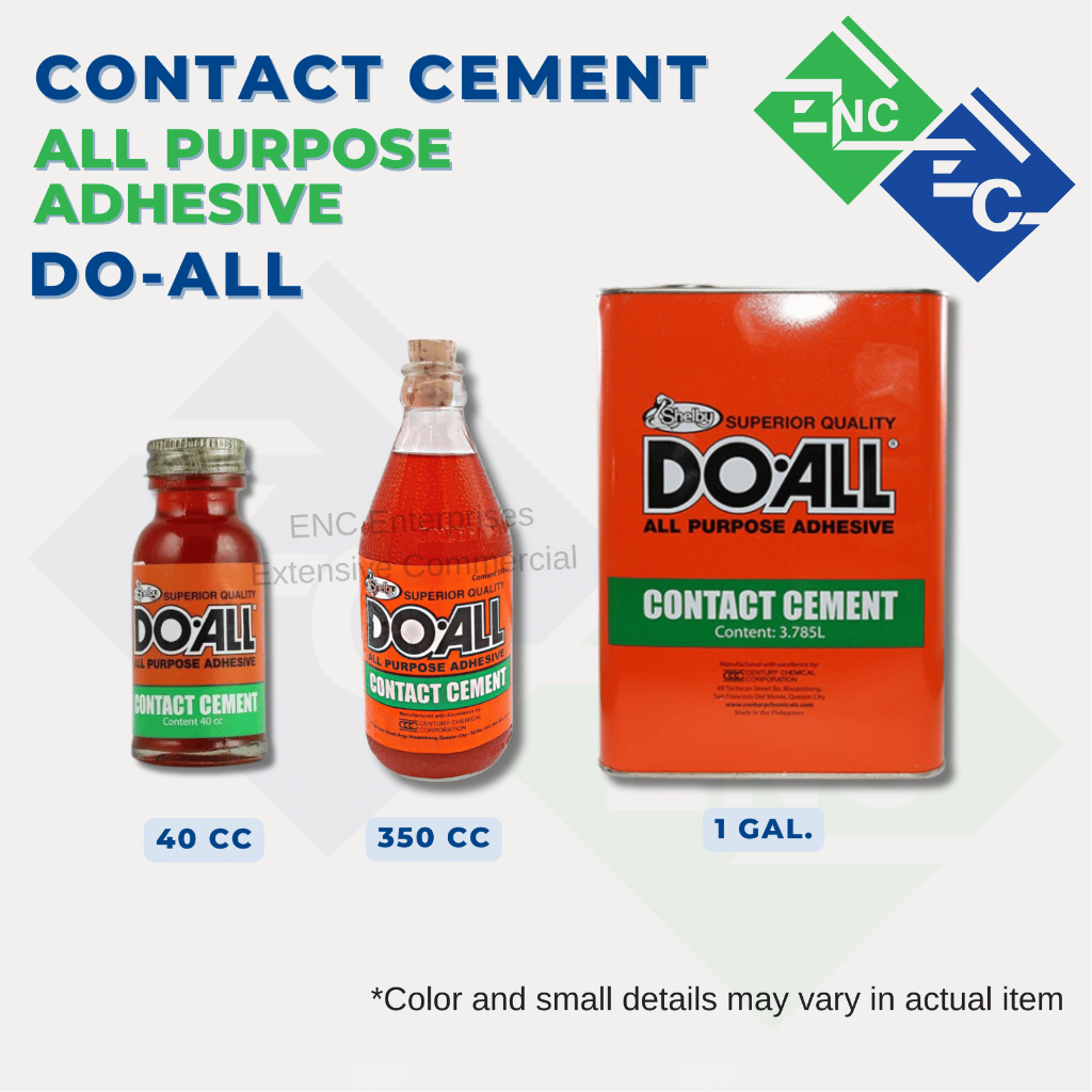 Rugby | Contact Cement Brand | Do All | Shelby | 40cc | 350cc | Shopee ...