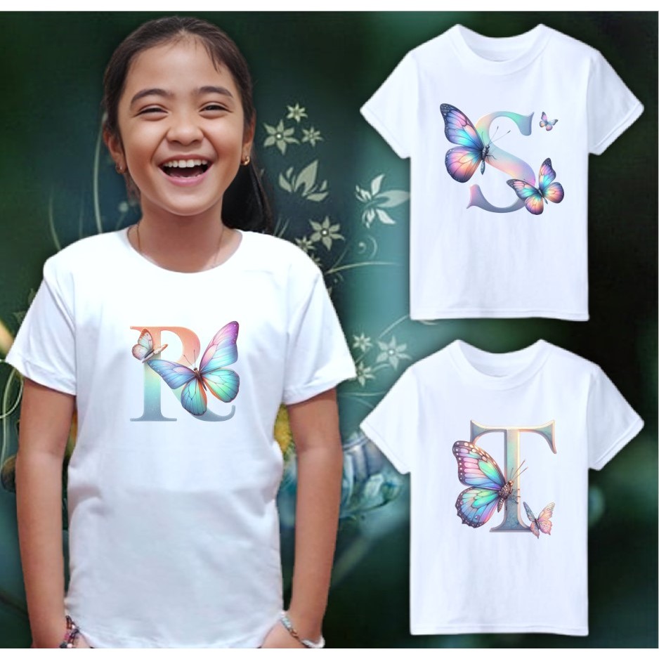ALPHABET BUTTERFLY DESIGNNEW THEME CHARACTE PAMBATA 1-12 YRSOLD GRAPHIC ...