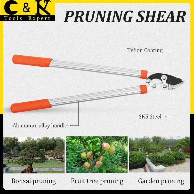 C&K Loppers Compound Action Pruning scissors Long Handle Tree Cutter ...