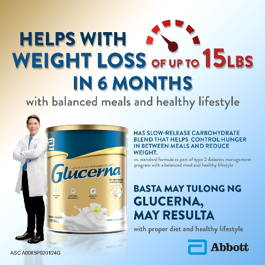 Glucerna Vanilla 900g Bundle of 2 for Diabetic Nutrition Powder Milk ...