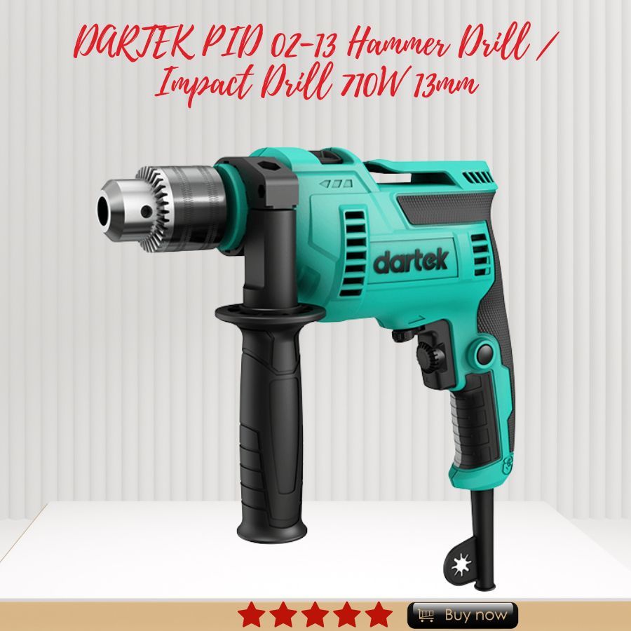 DARTEK PID 02-13 Hammer Drill / Impact Drill 710W 13mm | Shopee Philippines
