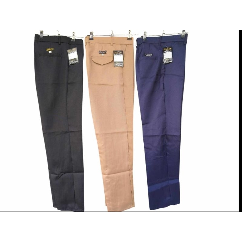 WELL OFF SLACK PANTS PAHA KATRINA FABRIC SCHOOL UNIFORM TEENS TO ADULT ...