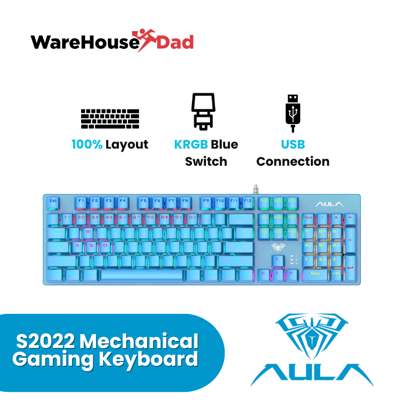 AULA S2022 Mechanical Gaming Keyboard | Shopee Philippines