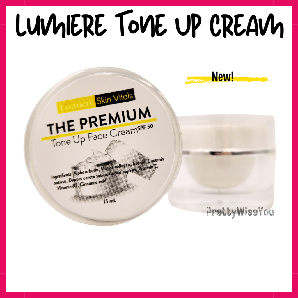THE PREMIUM TONE UP CREAM — Lumiere Skin Vitals Toneup Sunblock ...