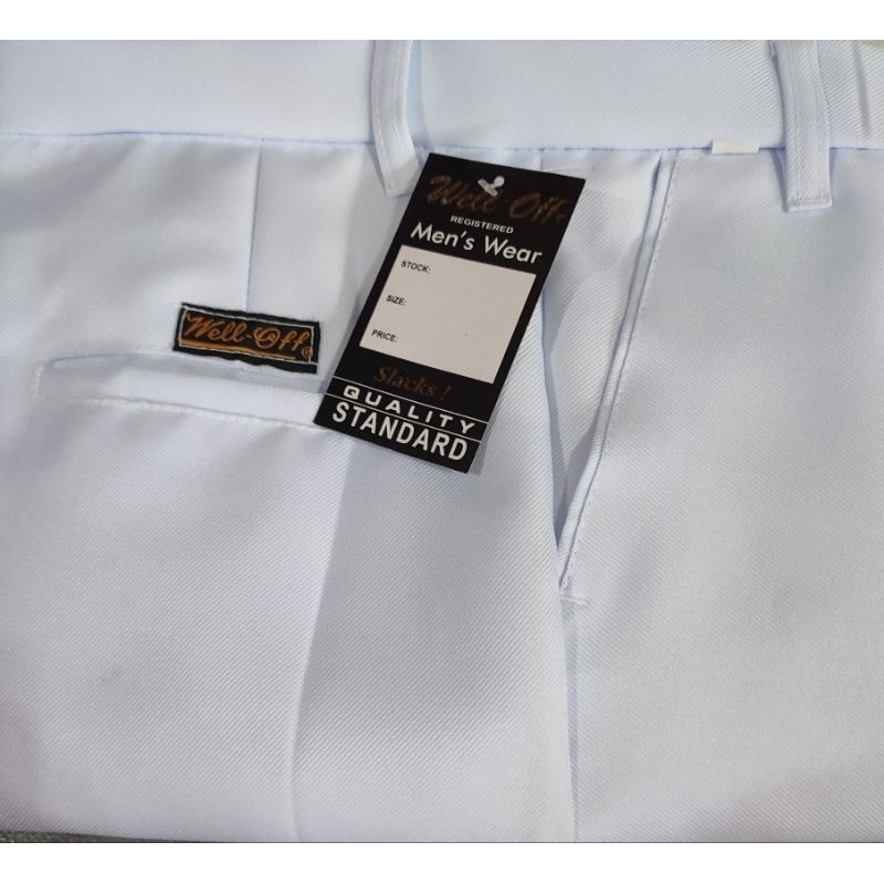 slacks white for men | Shopee Philippines