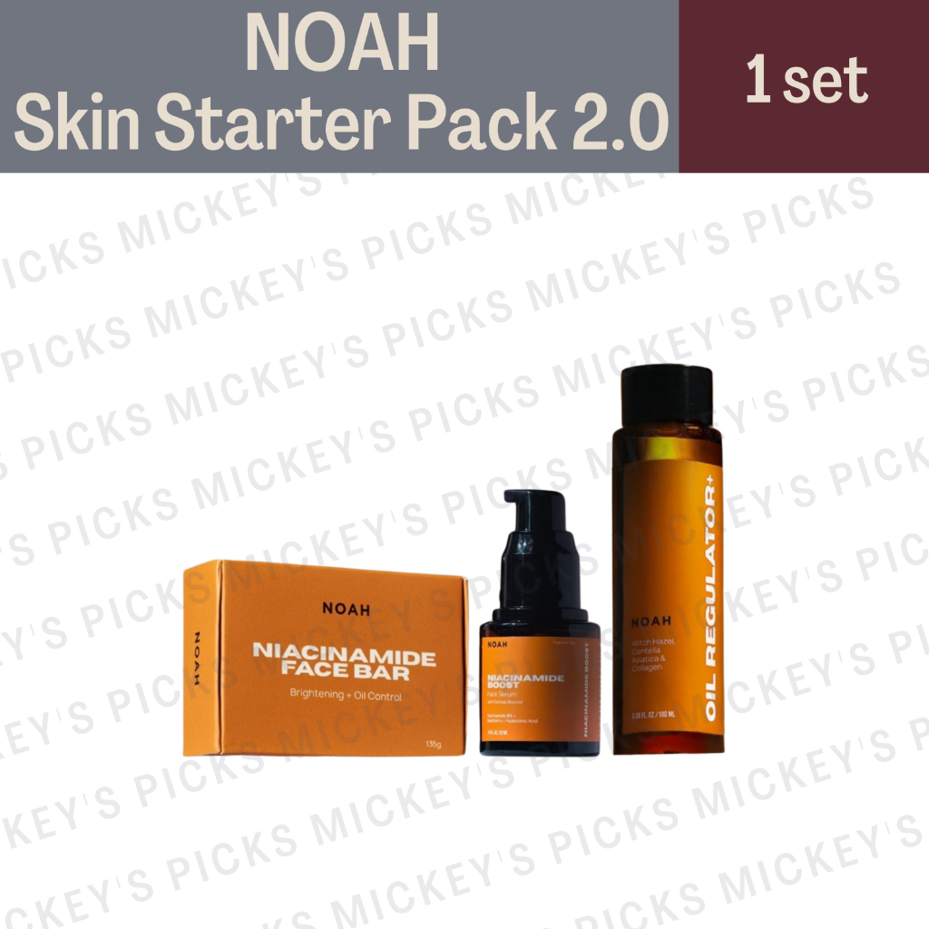The Noah Skin Starter Pack 2.0 (Face Bar, Serum, Toner) | Shopee ...
