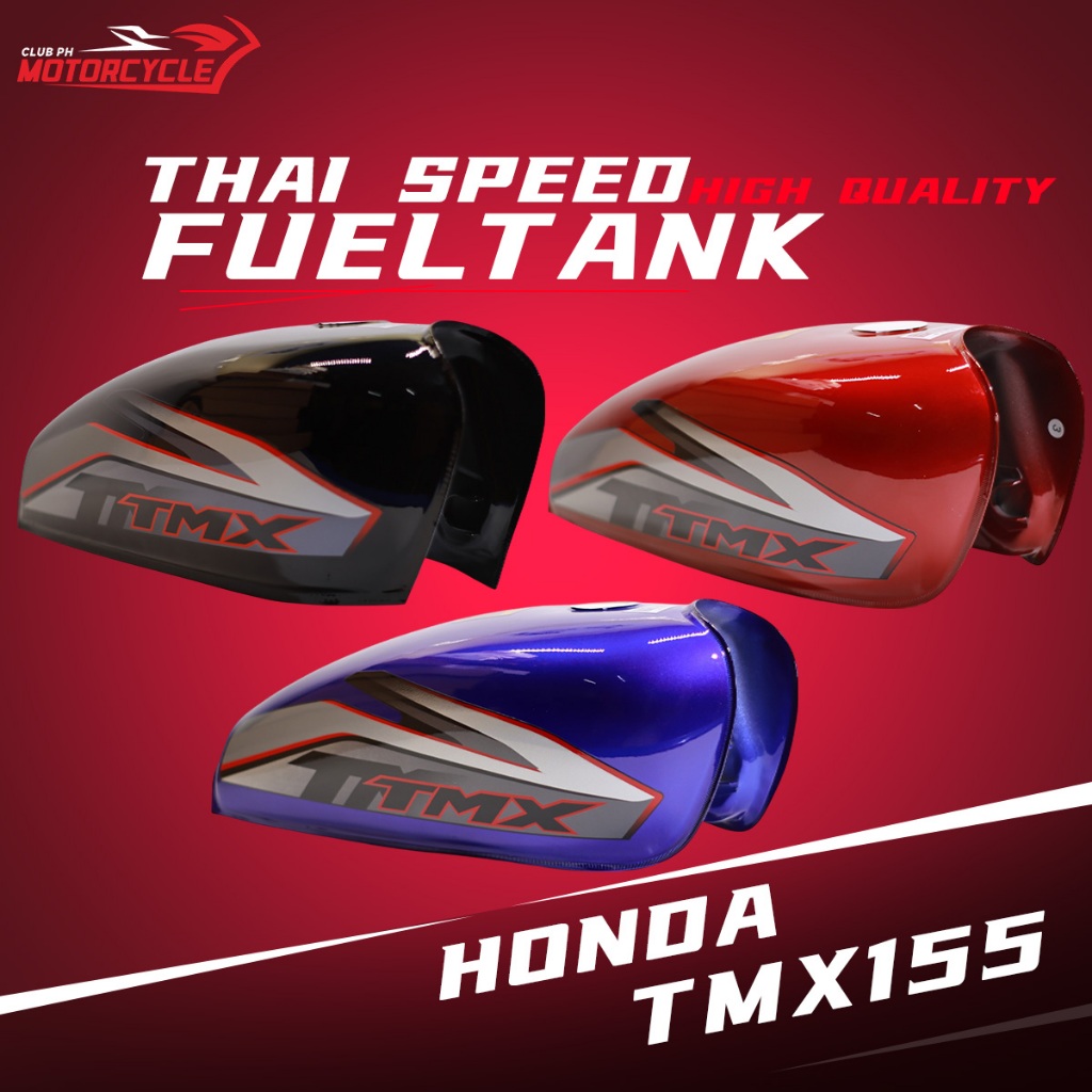 CLUB PH GAS TANK FOR MOTORCYCLE BLACK RED BLUE FUEL TANK FOR TMX 155 ...