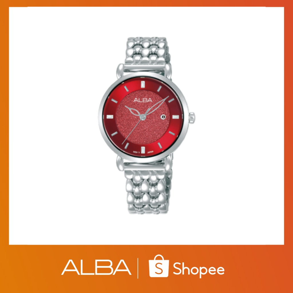 ALBA Philippines AH7DT5X1 Fashion Red Dial Women's Quartz Watch ...