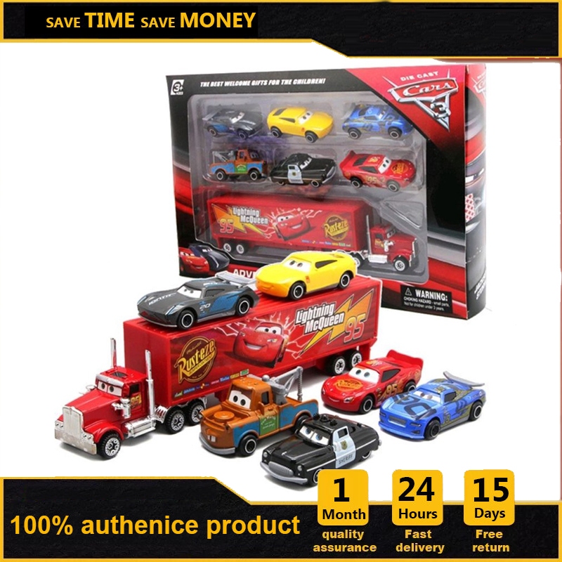 disney cars set diecast 7pcs/set lightning mcqueen gift set for ...