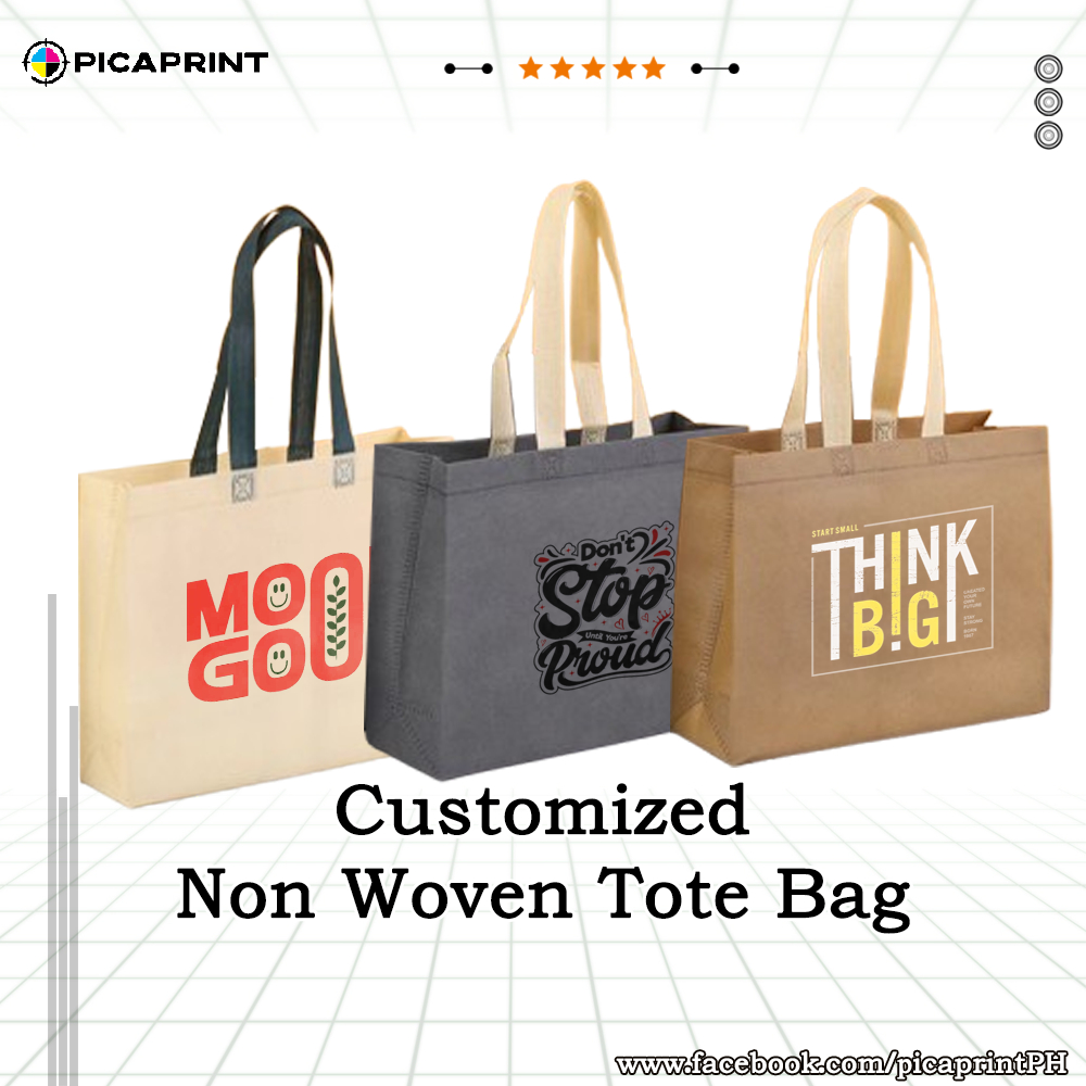 20pcs Customized Bag Eco Non Woven Tote, Folding & Insulated ...