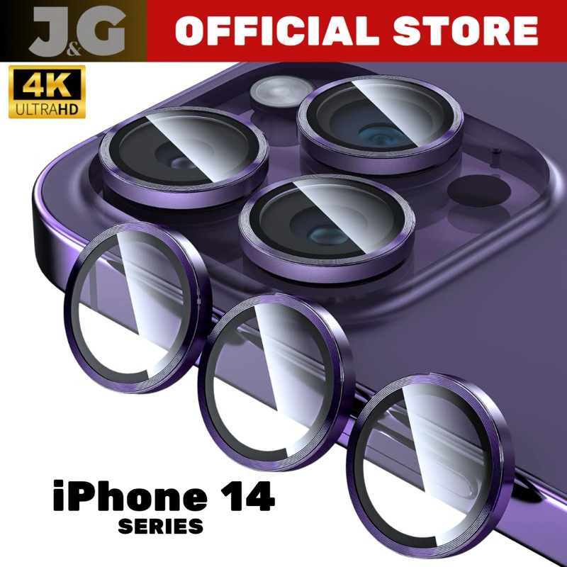 iP14 [EASY-INSTALL] Metal Lens Cover for iPhone 14 Pro Max Plus 4K HD ...