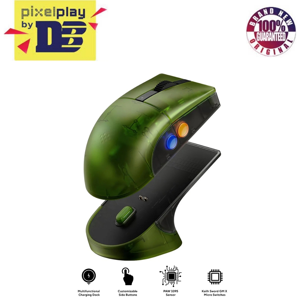 8Bitdo Retro R8 Tri-Mode Mouse with Charging Dock Xbox Edition (85CB ...