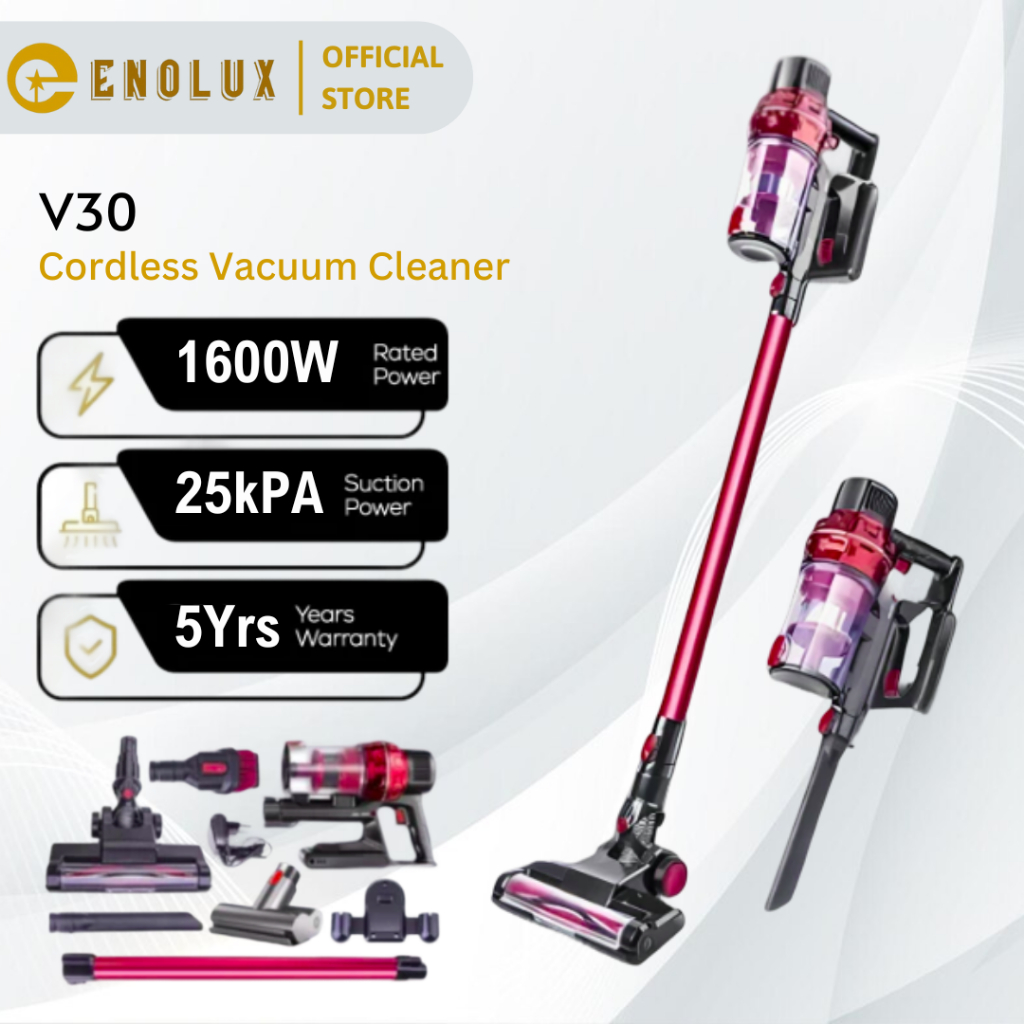 ENOLUX Vacuum Cleaner V30 Pro Cordless Wireless Vacuum Cleaner High ...