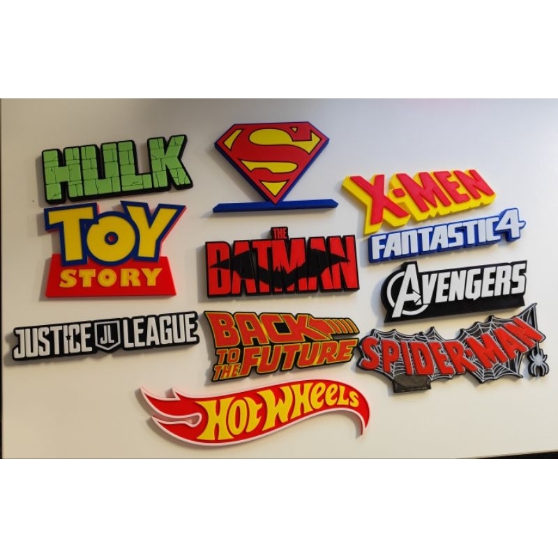 3D Printed Logos for your Collectible Figures (Sold Separately ...