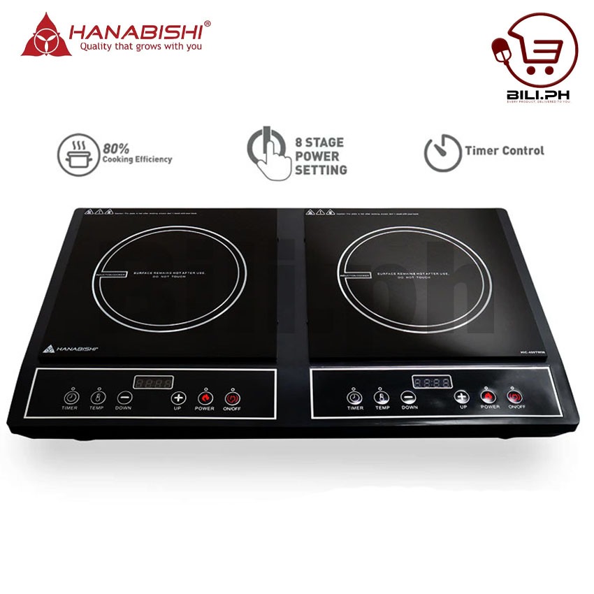 Hanabishi HIC-400TWIN Double Induction Cooker | Shopee Philippines