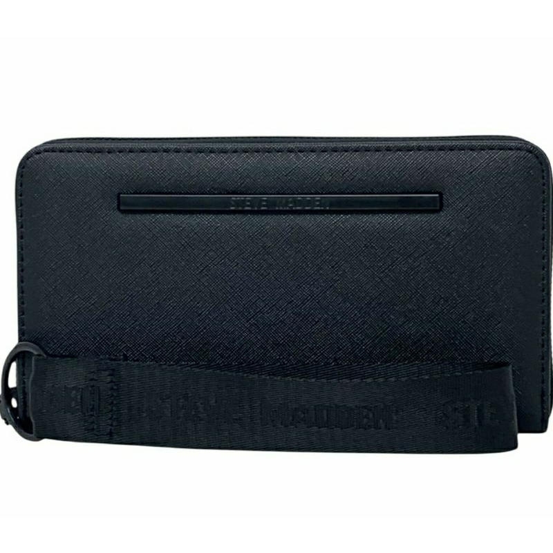 SM Long Zip Around Wallet - Black | Shopee Philippines